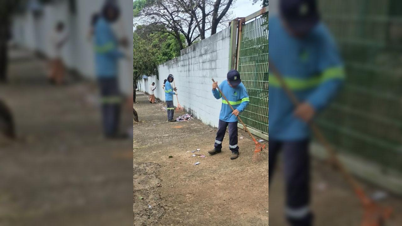 Prefeitura Faz Mutirão De Limpeza No Entorno De Escolas